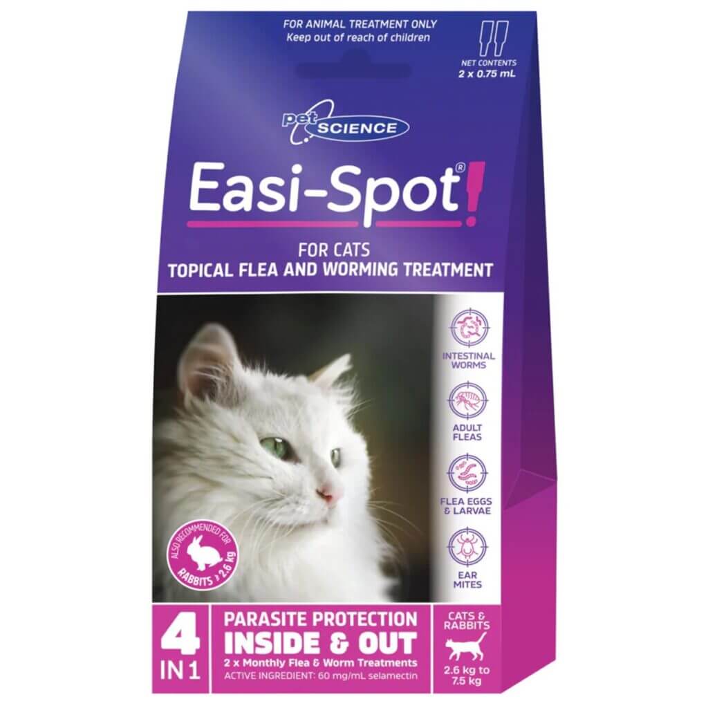 EASI-SPOT FLEA & WORM TREATMENT - Yardlands