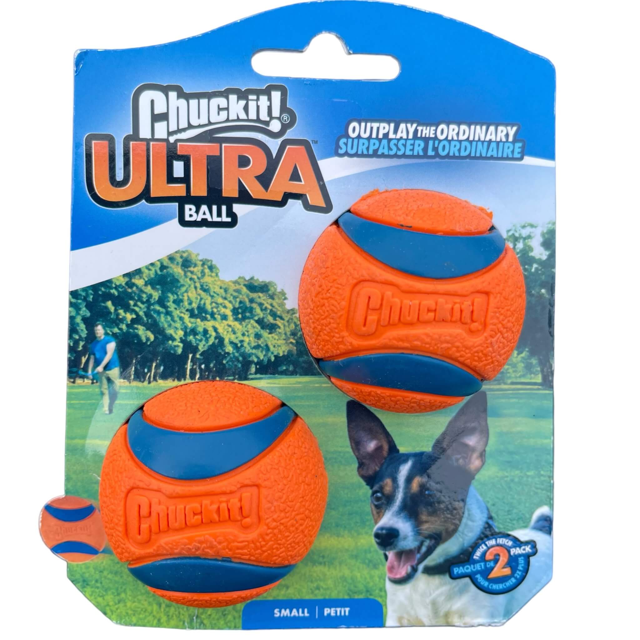 CHUCKIT ULTRA BALL DOG TOY Sml (Twin Pack) - Yardlands